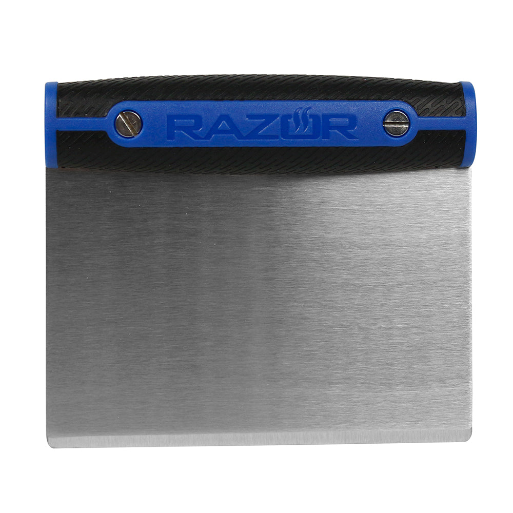 Razor Bench Scraper Chopper Stainless Steel Blade Rubber Grip Stay Coo ...