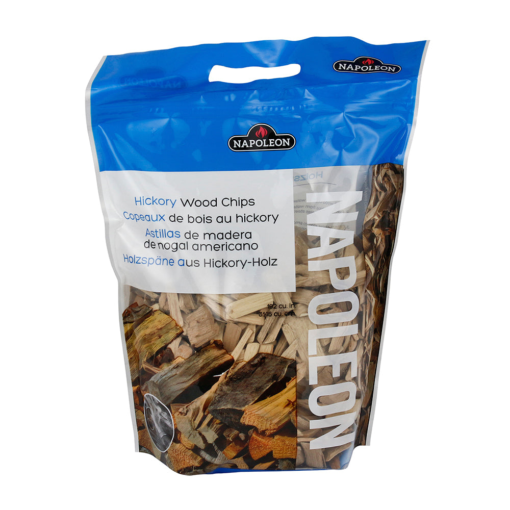 Napoleon Hickory Wood Chips Bold Southern Flavor Kiln Dried All-Natura ...