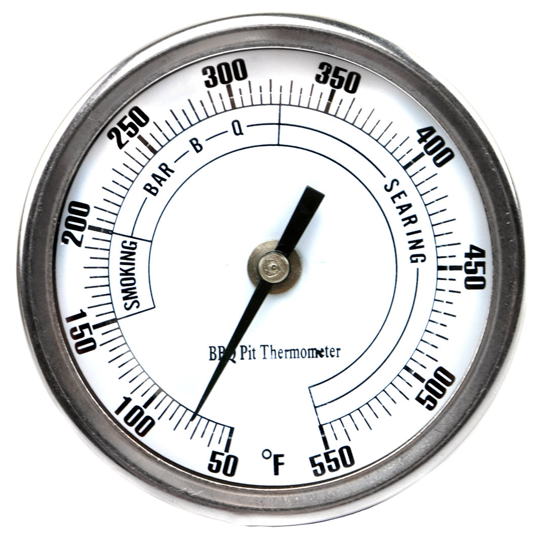 3" BBQ Pit Grill Thermometer Cooking Dial 550F Temp Gauge Smoker Tempe ...