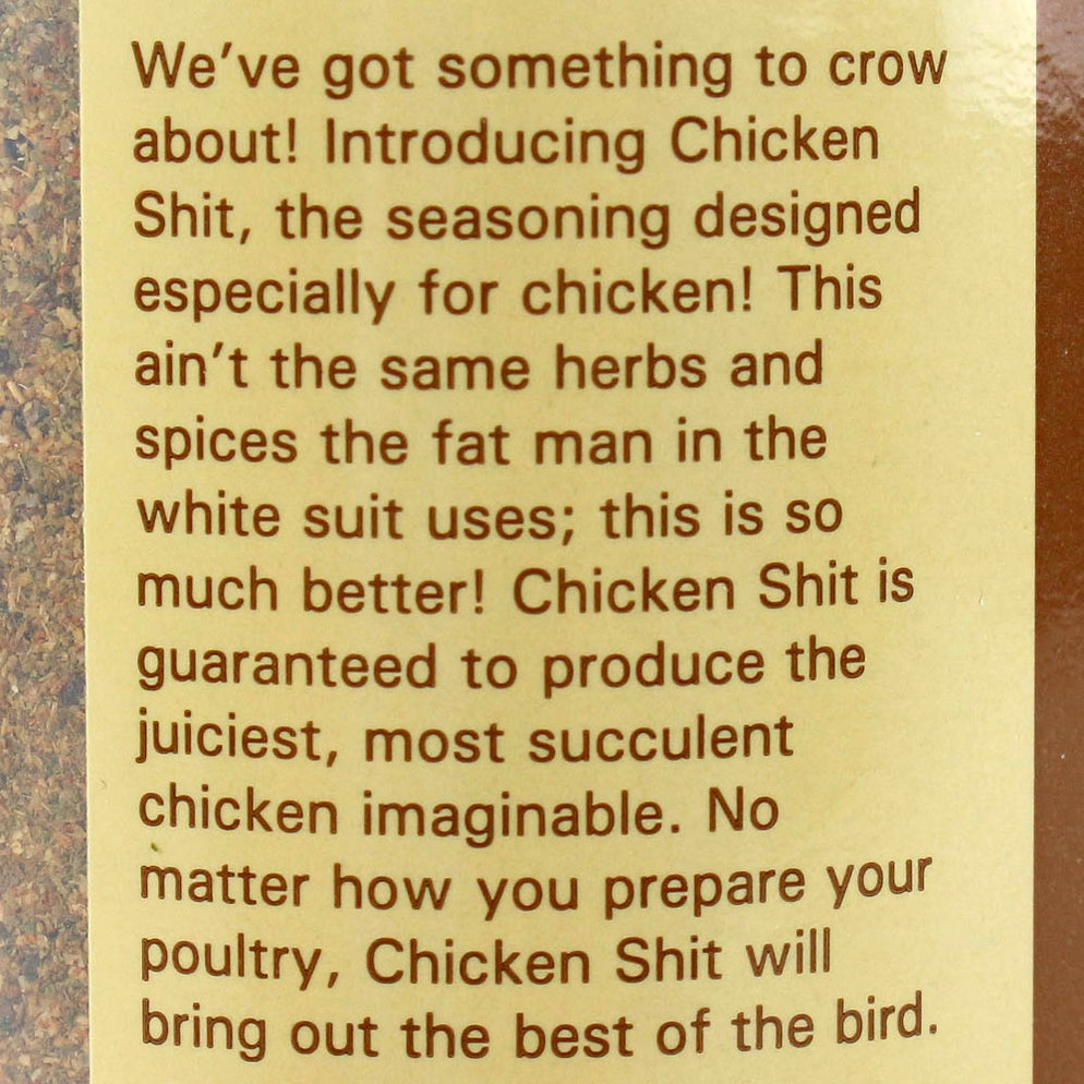 Big Cock Ranch 12 Oz Chicken Shit Poultry Seasoning All Purpose Gluten ...